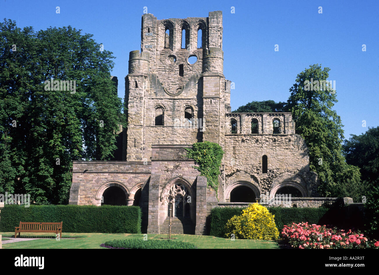 Kelso Abbey, Scottish Borders, Scotland, UK, founded 1128, Medieval ...