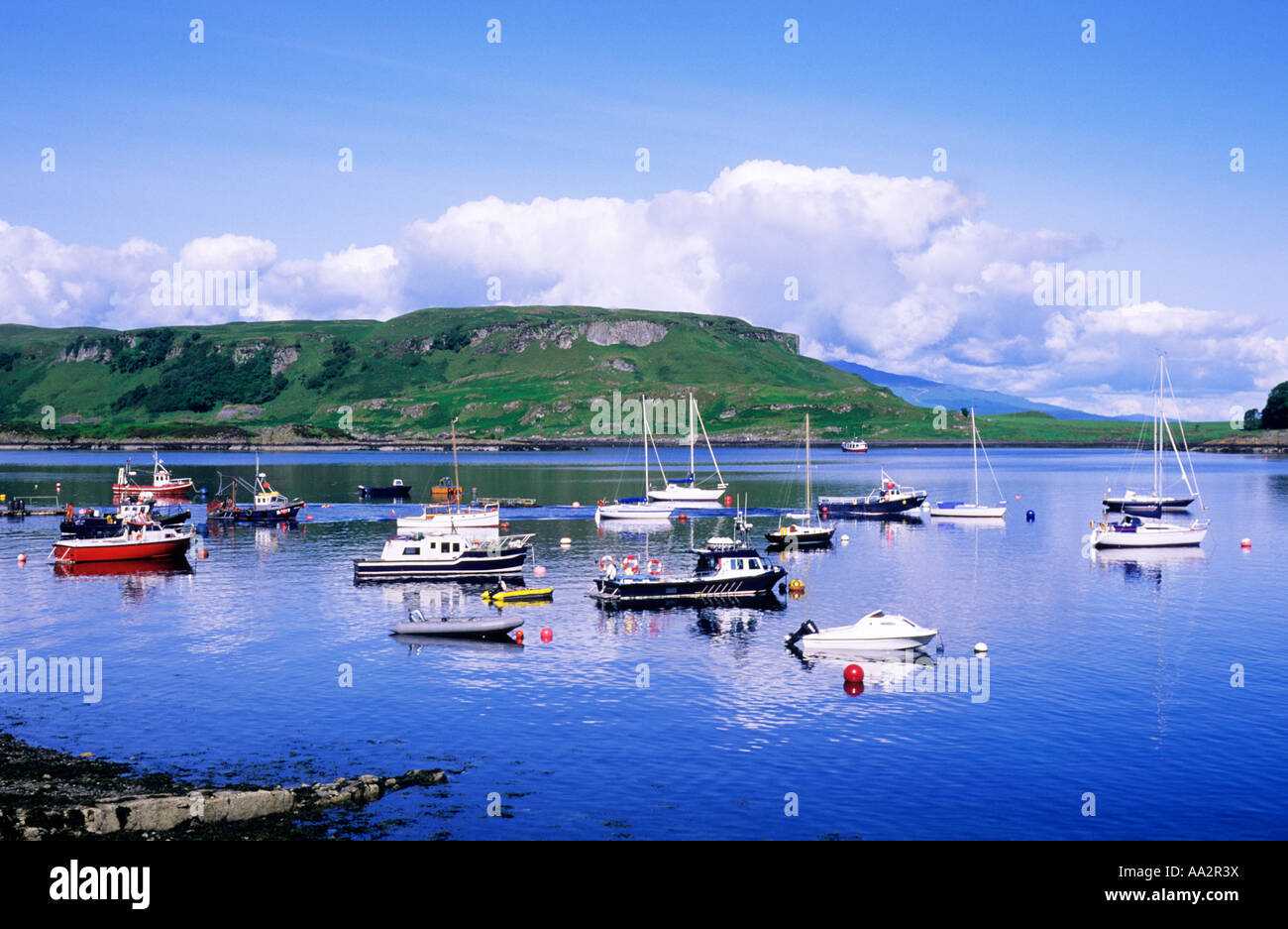 Kerrera Island from Oban, Scotland, UK, islands Stock Photo - Alamy