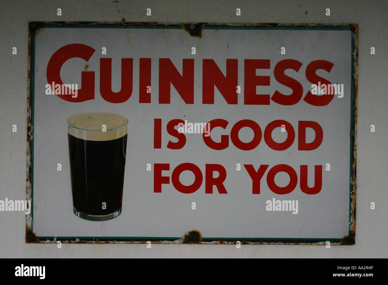 Guinness is good for you sign hi-res stock photography and images - Alamy