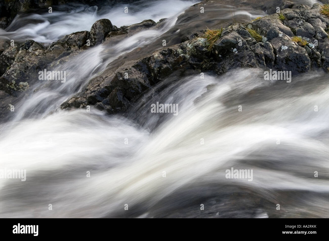 fast flowing stream Stock Photo - Alamy