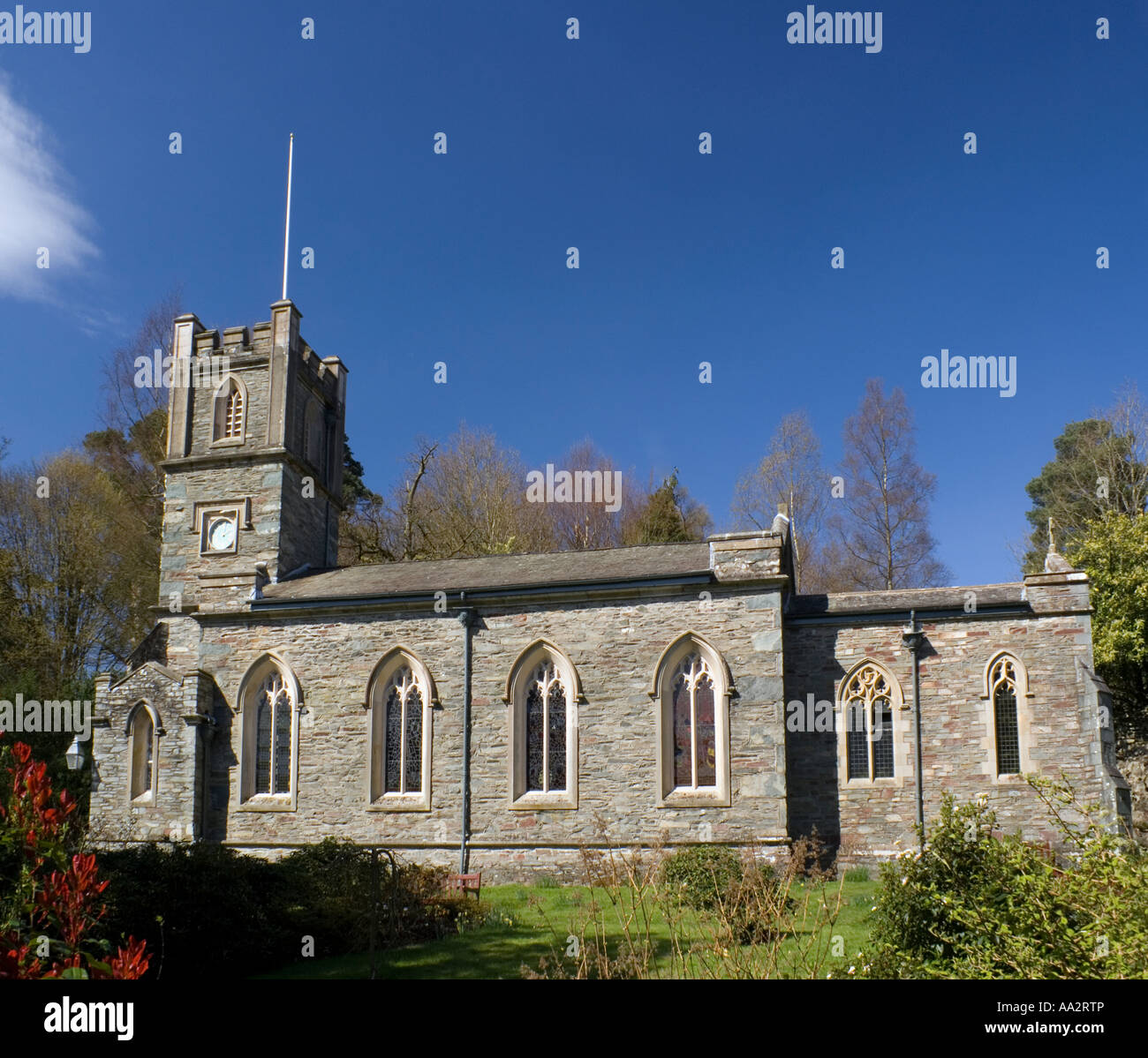 church at rydal Stock Photo - Alamy