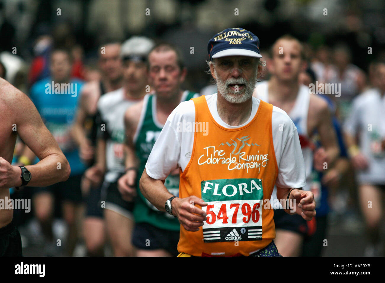 Marathon pensioner hi-res stock photography and images - Alamy