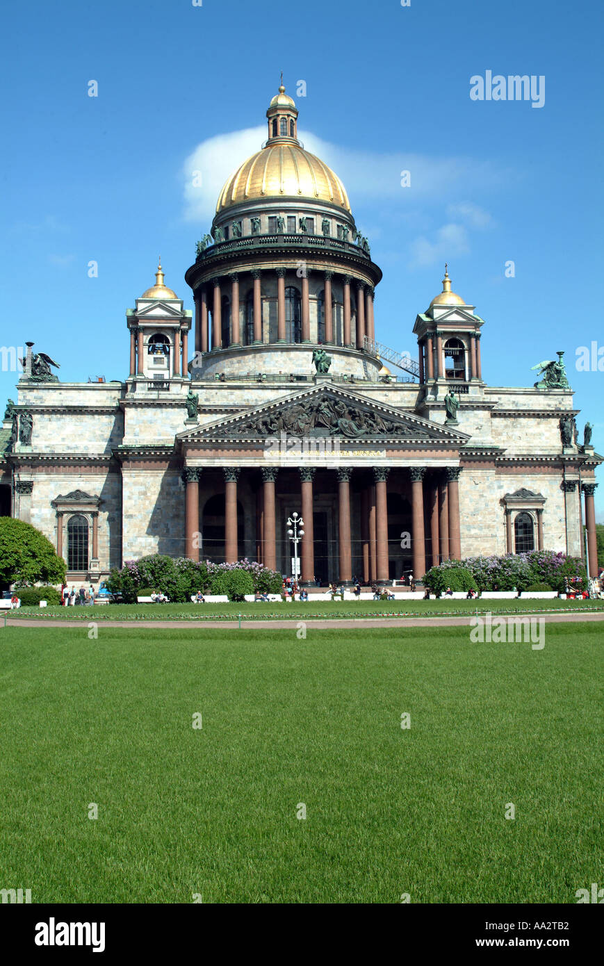 Dome of St Isaacs Cathedral St Petersburg Russia Stock Photo - Alamy