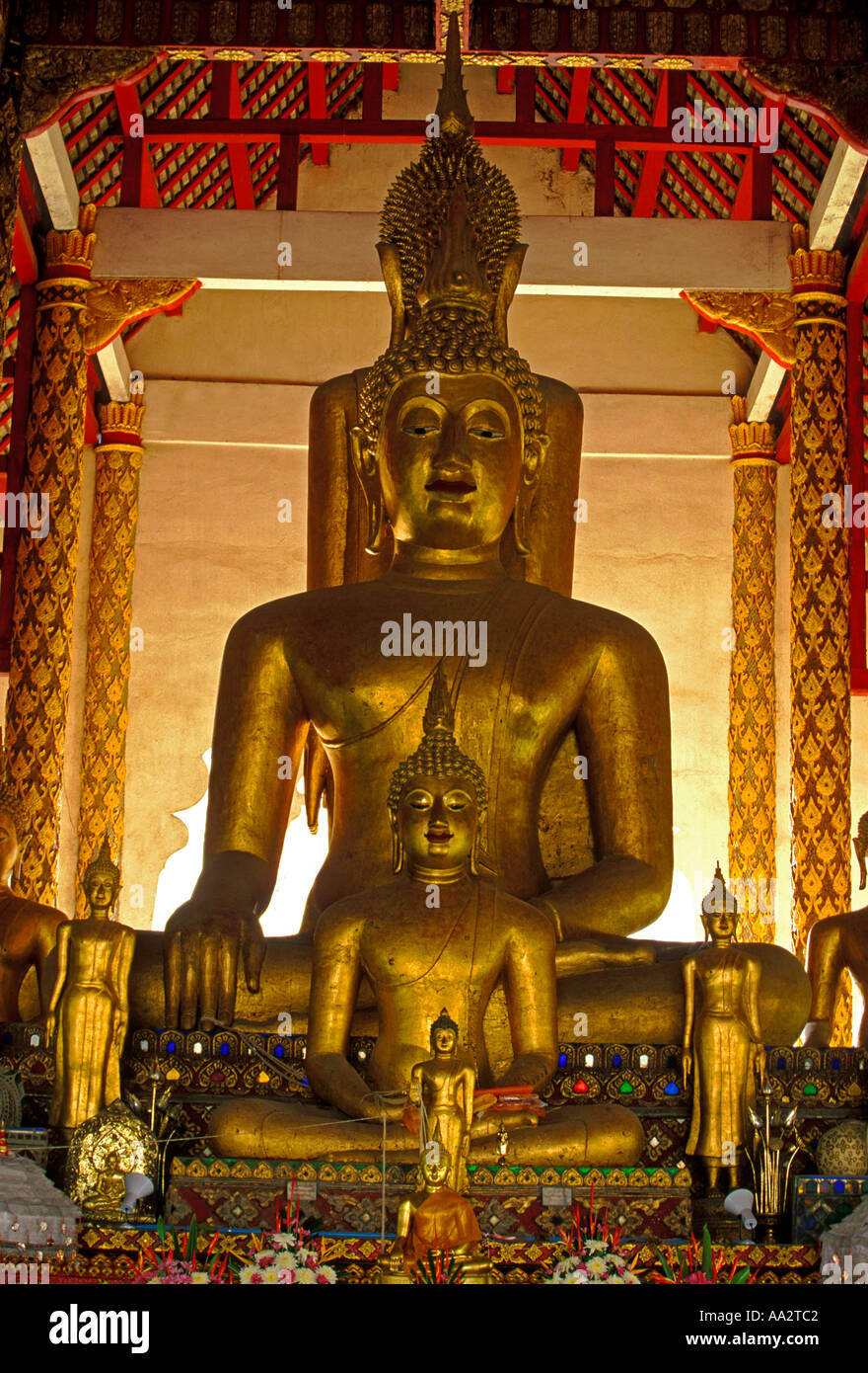 Buddha, Buddha statue, altar, Thai period, Thai style, Sakyamuni Buddha ...
