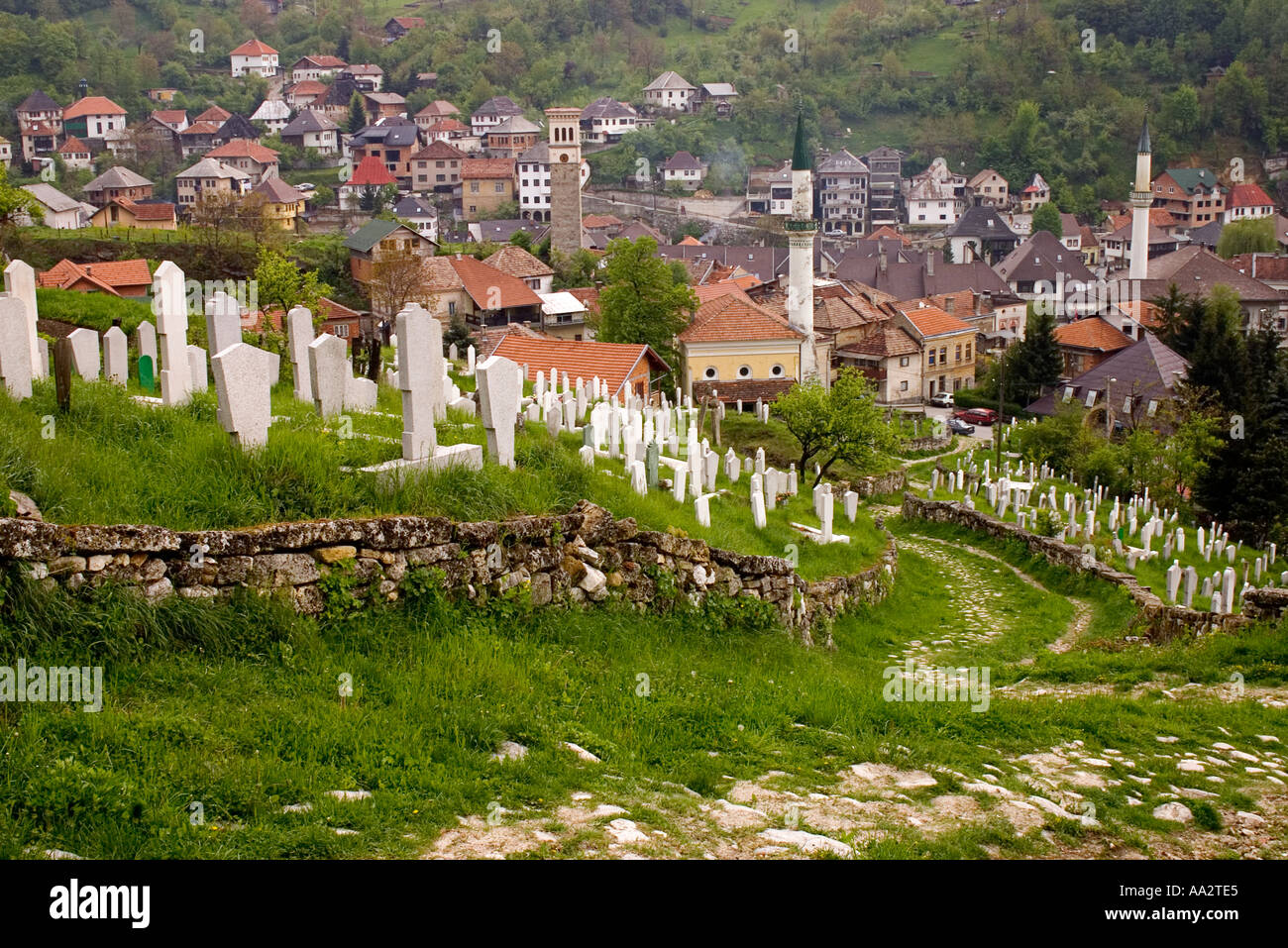 a view from the hill in Travnik Bosnia Stock Photo - Alamy
