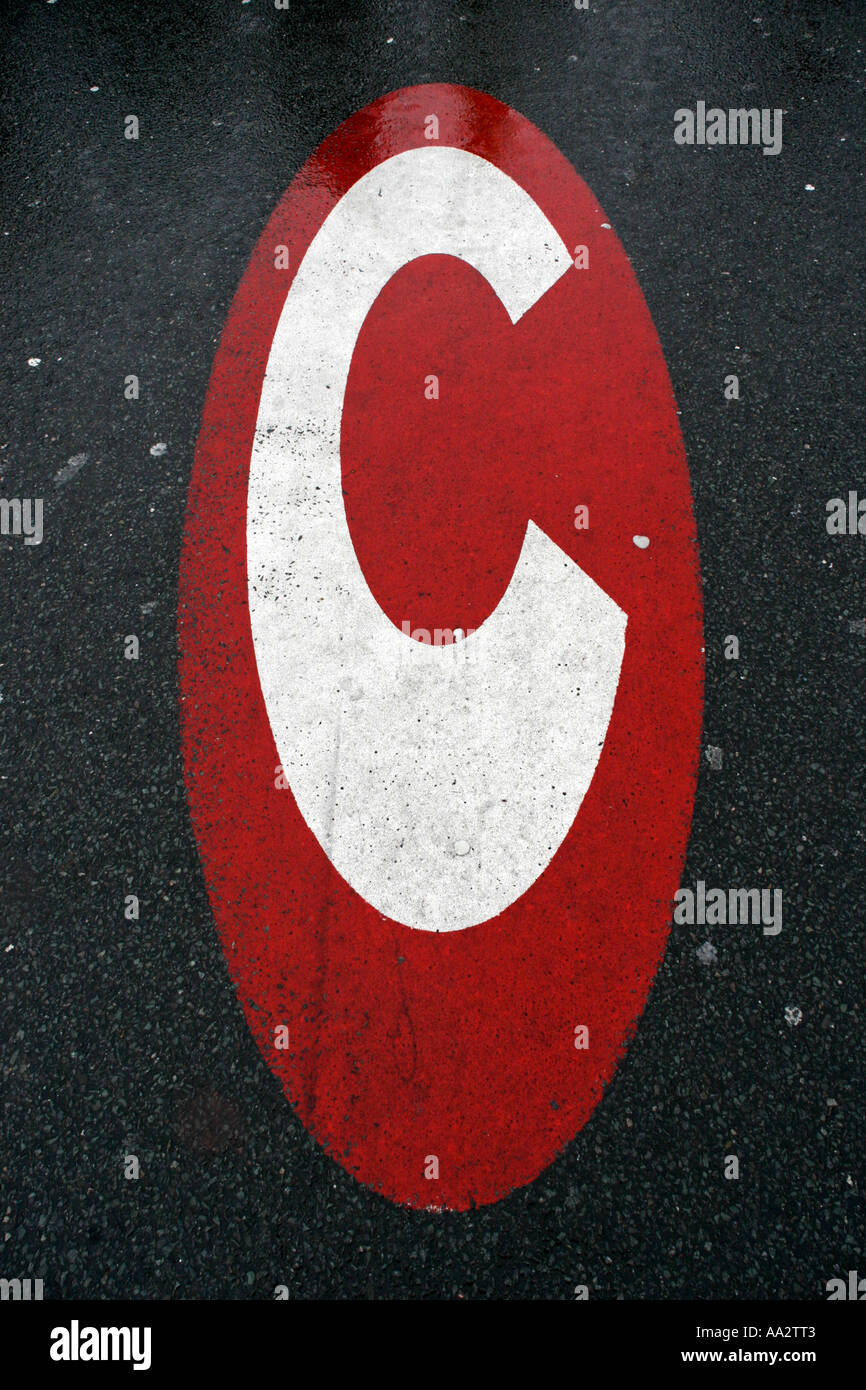 Congestion charging zone road sign in london uk charge hi-res stock ...