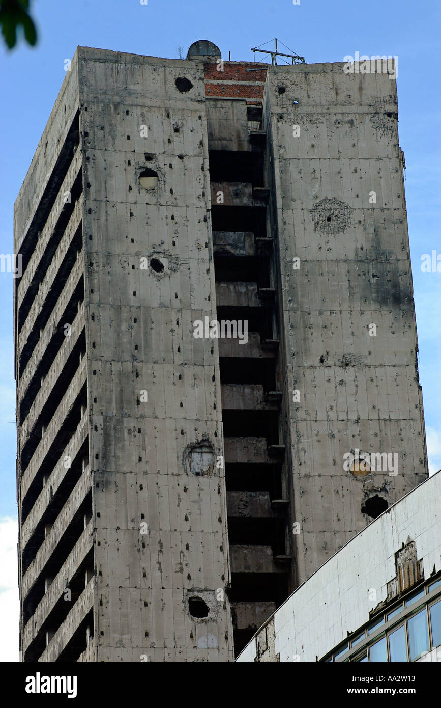 Sarajevo building destroyed during war hi-res stock photography and ...