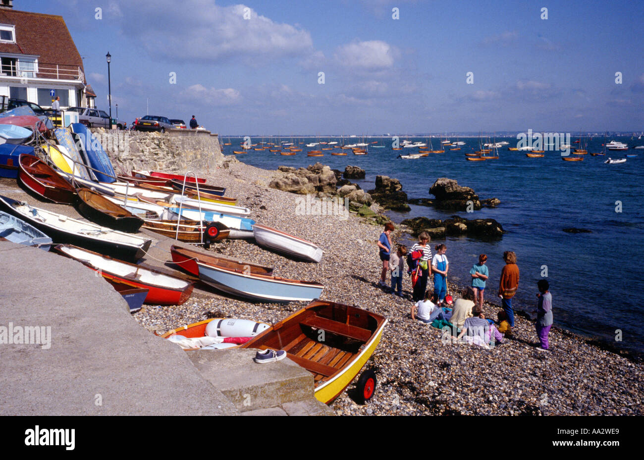Seaview Bay Isle of Wight England UK Stock Photo - Alamy