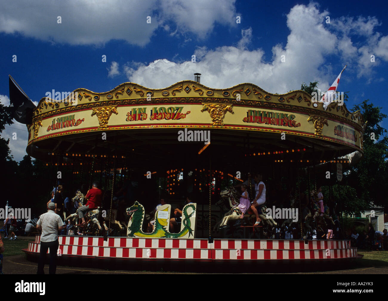 Roundabout carousel bressingham hi-res stock photography and images - Alamy
