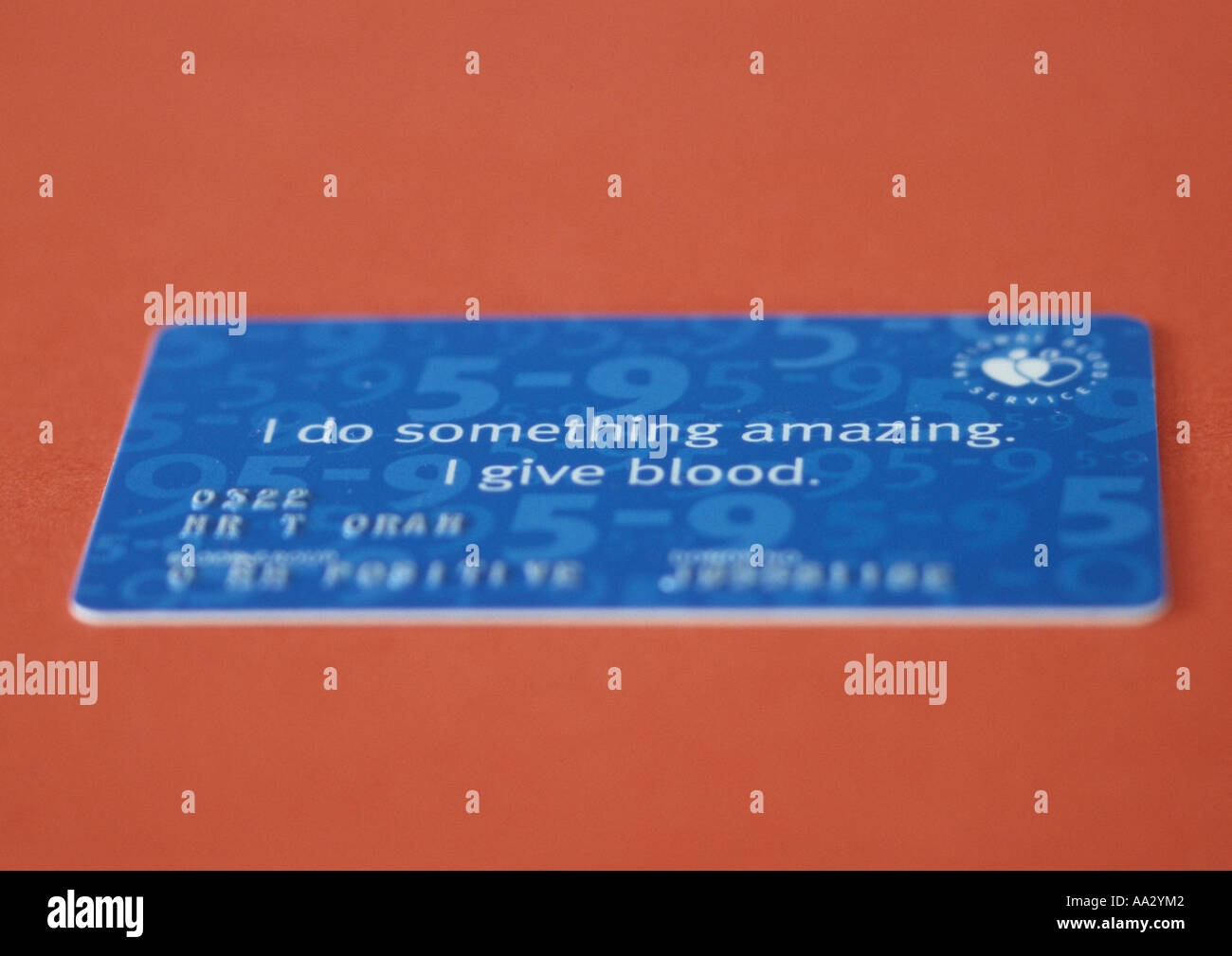 Blood group card hi-res stock photography and images - Alamy