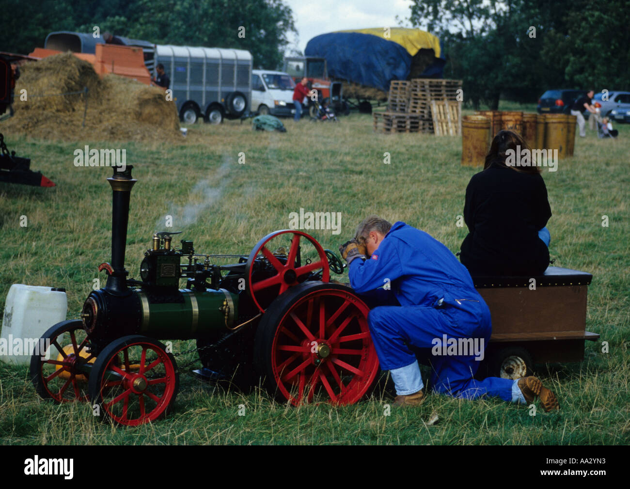 A Steam Engine at Henham steam rally in Suffolk Uk Stock Photo - Alamy