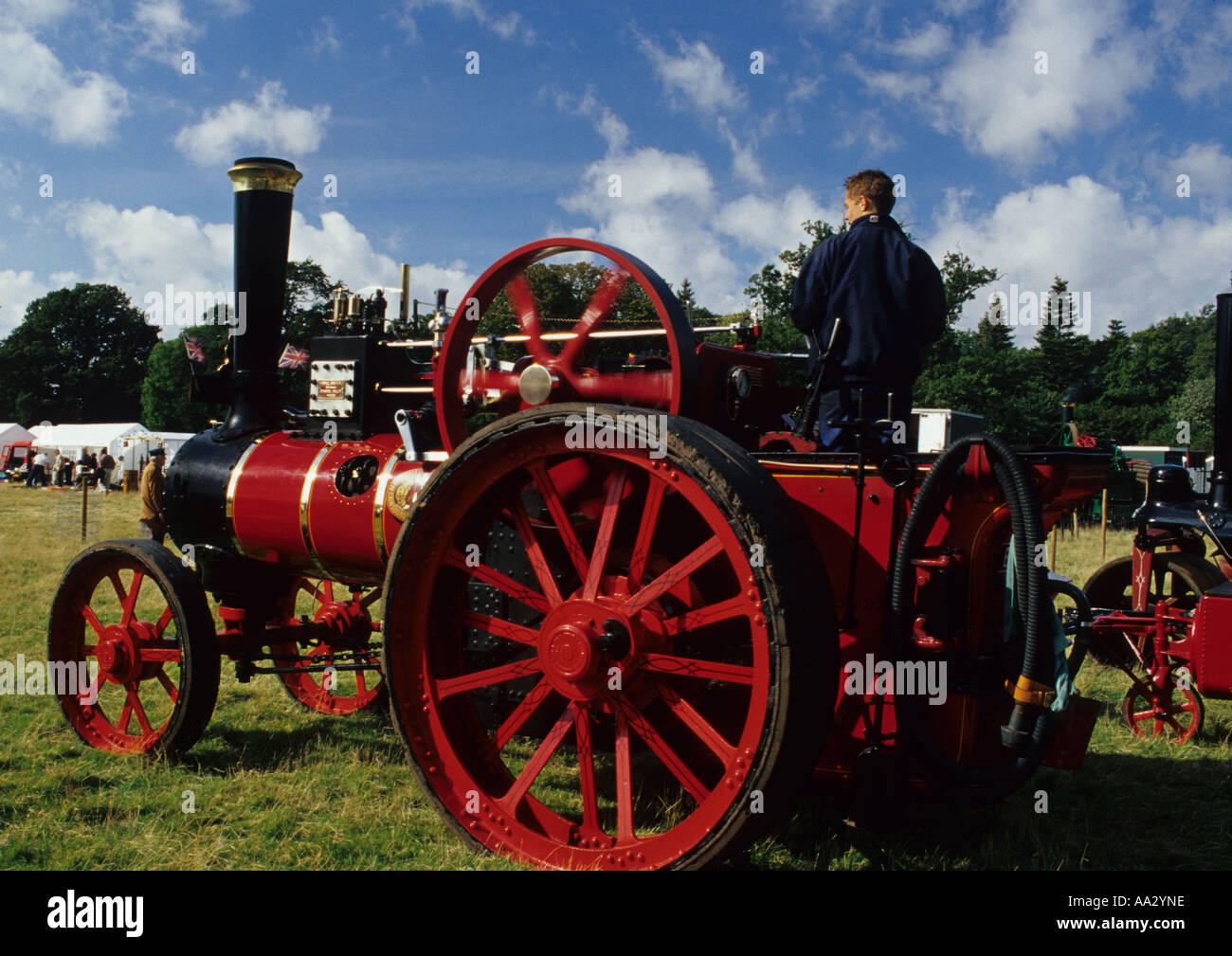 A Steam Engine at Henham steam rally in Suffolk Uk Stock Photo - Alamy