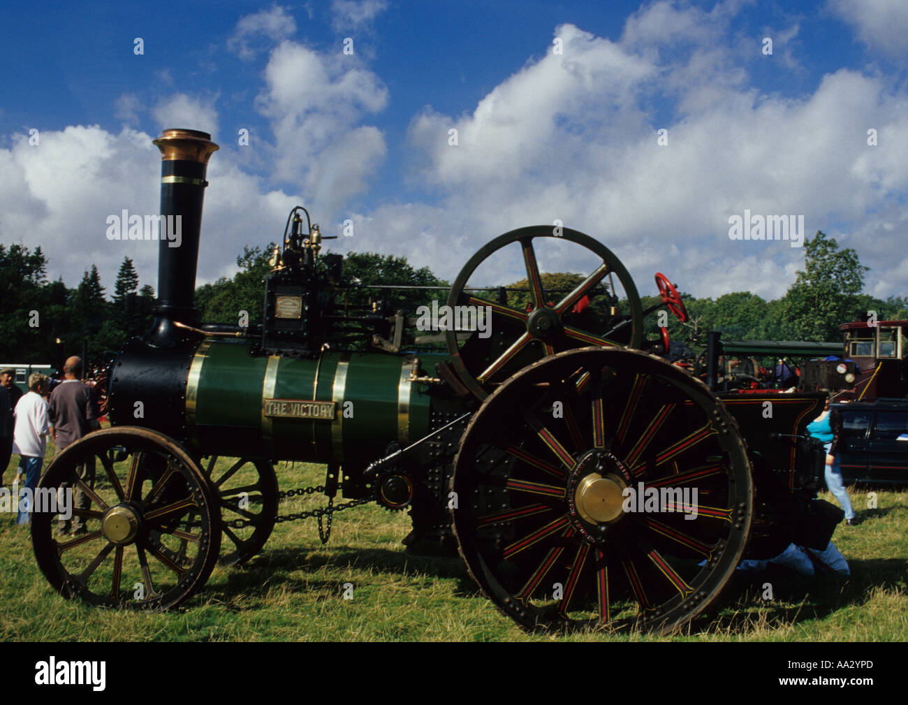 A Steam Engine at Henham steam rally in Suffolk Uk Stock Photo - Alamy