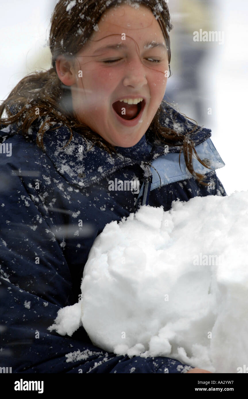 snowball fight snowing snow winter wintry weather cold freezing frozen ...