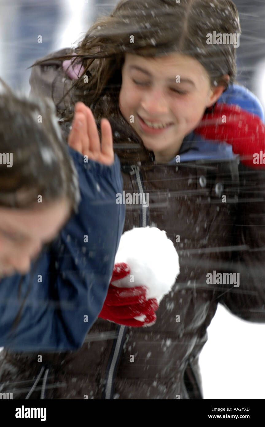 snowball fight snowing snow winter wintry weather cold freezing frozen ...