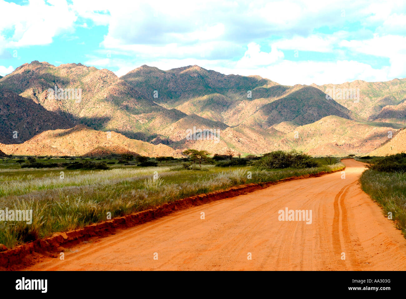 Namibia road mountain mountains hi-res stock photography and images - Alamy