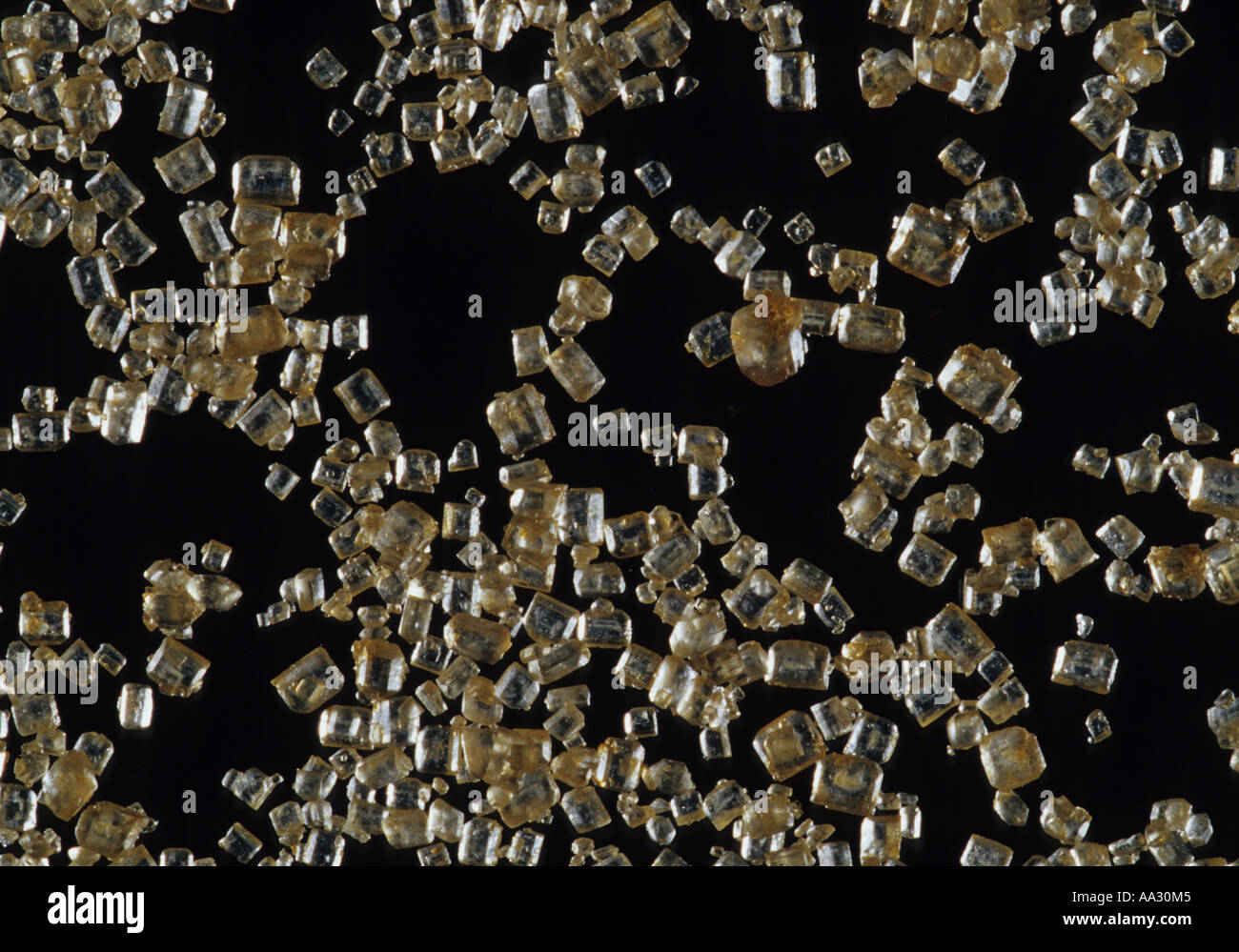 Closeup of sugar granules hi-res stock photography and images - Alamy