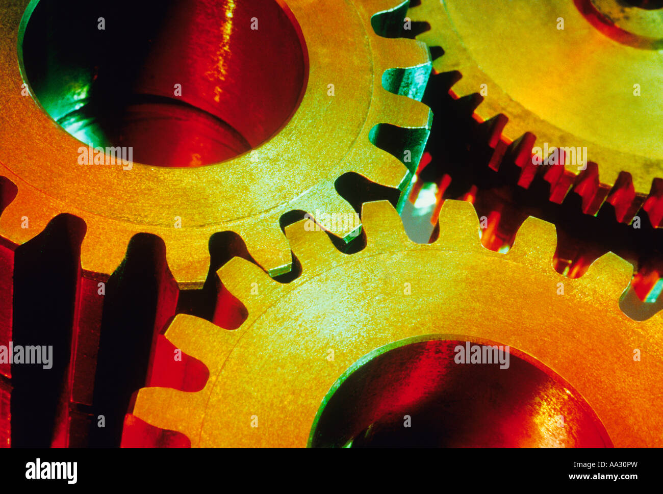Interlocking gears hi-res stock photography and images - Alamy