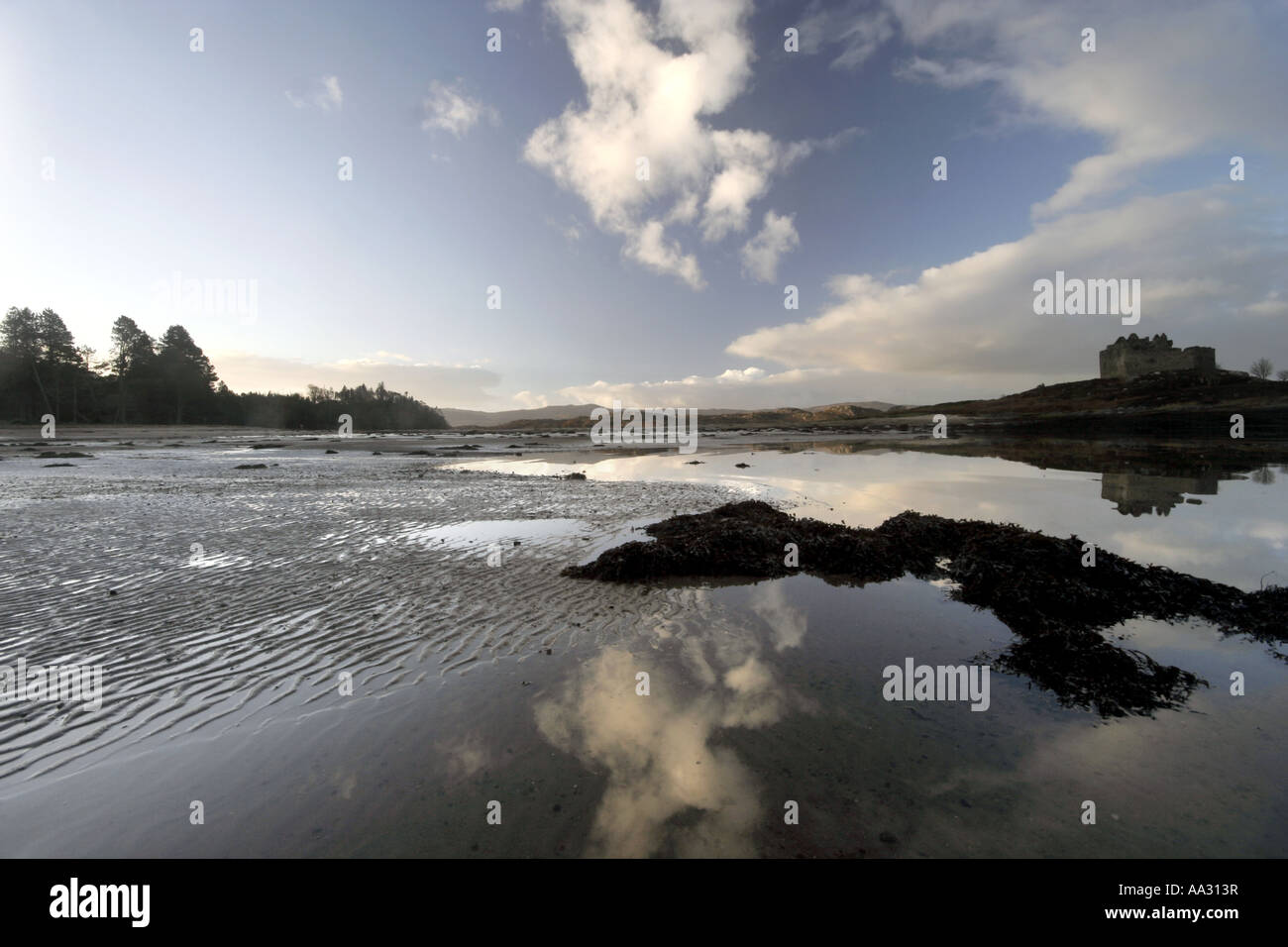 Castle Tioram home of the Clan Ranald Loch Moidart Scotland Highlands ...