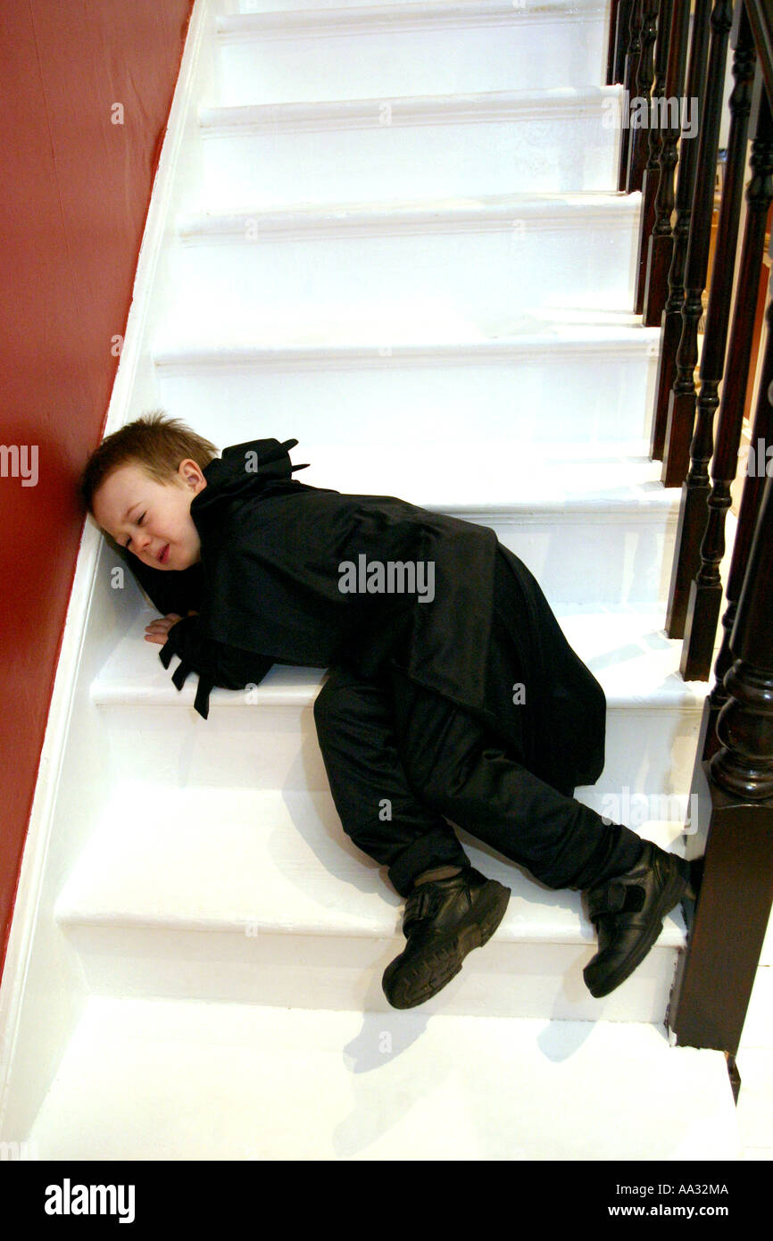 Naughty step tantrum stairs hi-res stock photography and images - Alamy
