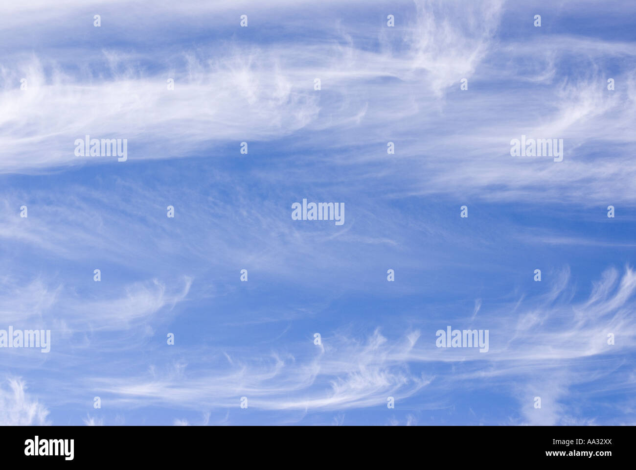 Wispy Clouds in Sky Stock Photo - Alamy