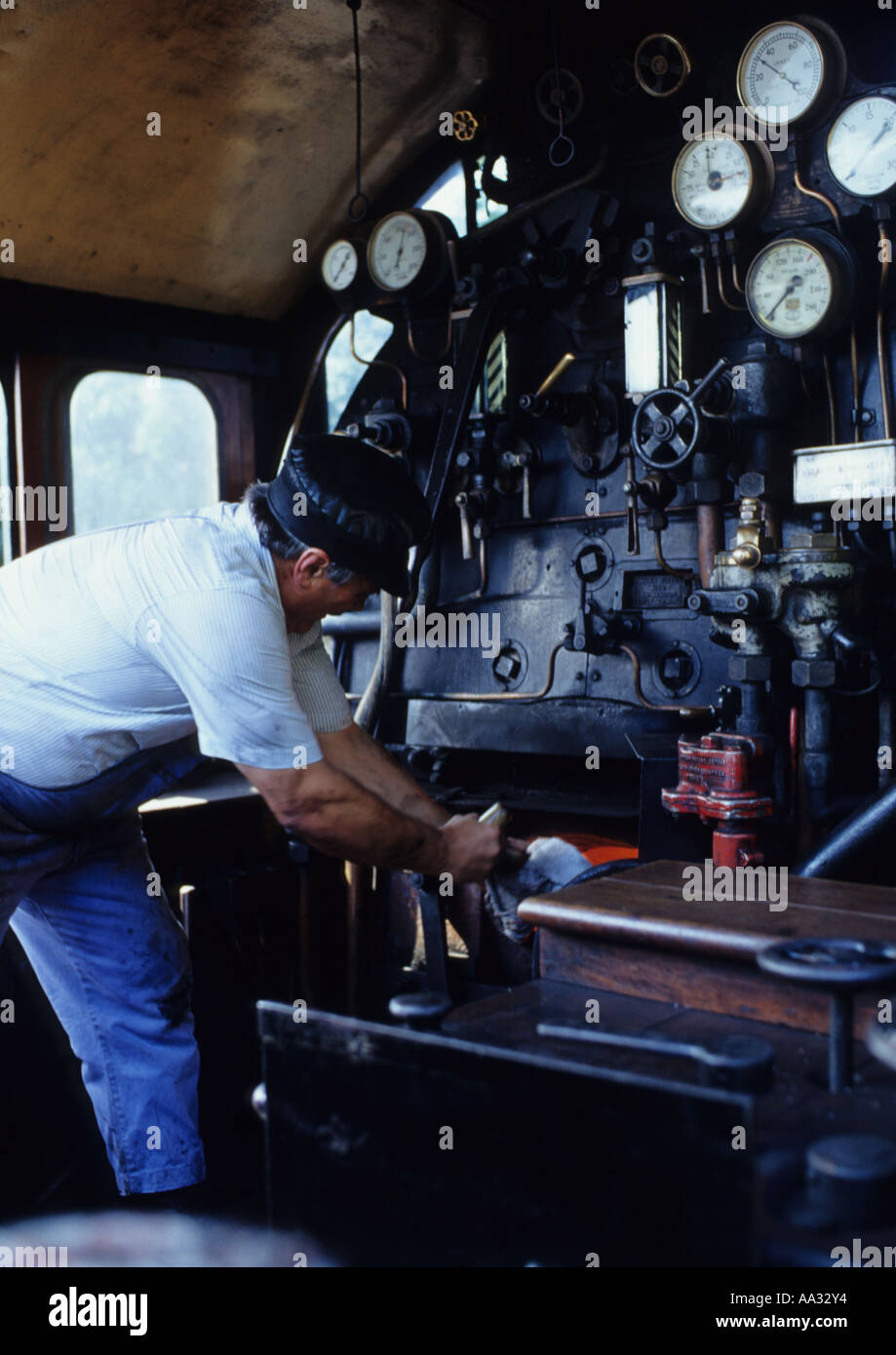 Steam train driver coal hi-res stock photography and images - Alamy