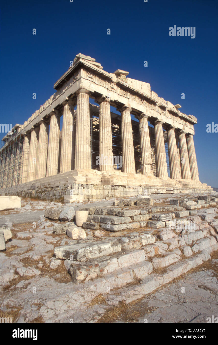 Greece Athens The Parthanon at the Acropolis Stock Photo - Alamy