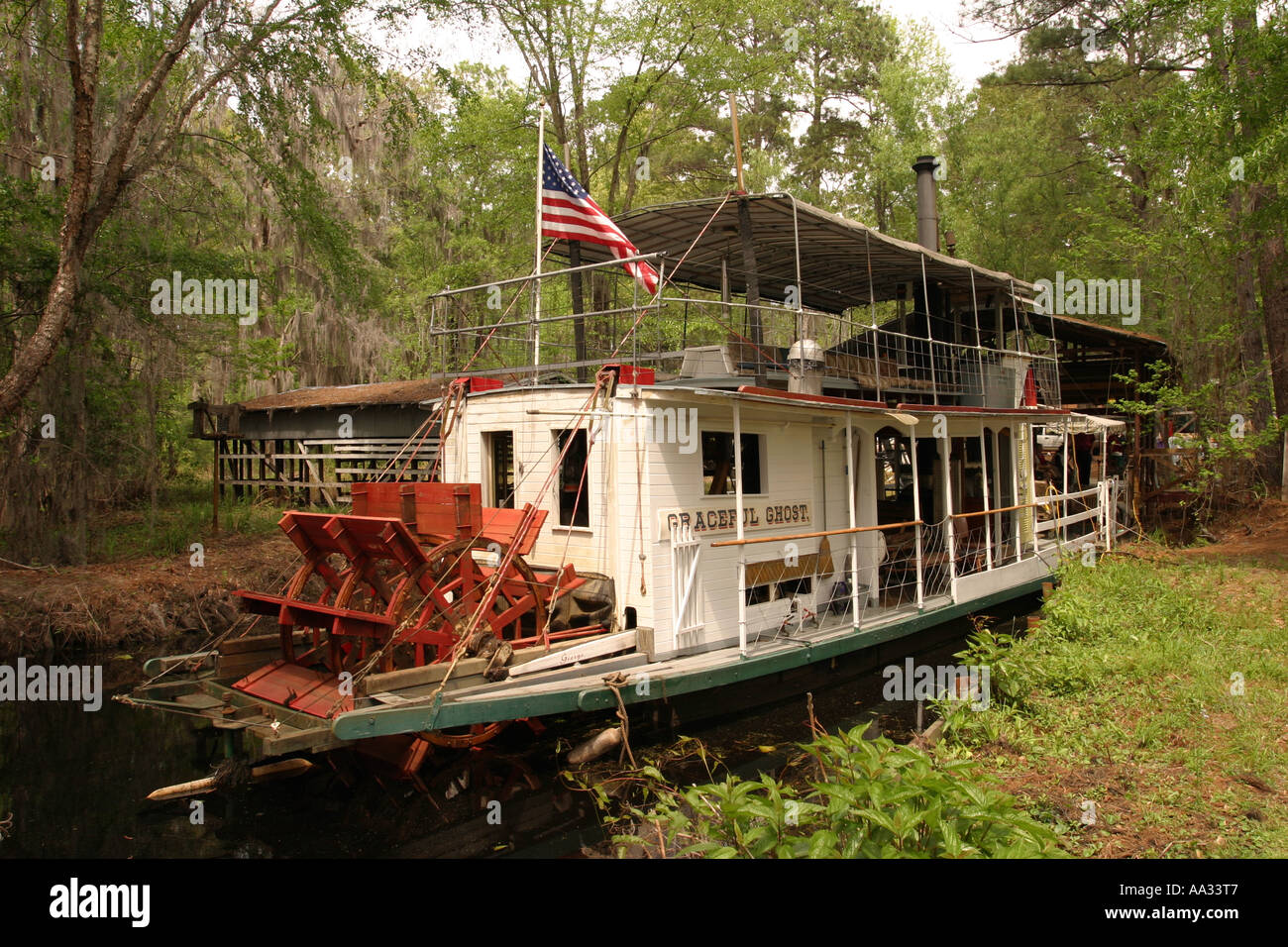 old steam boat, Caddo Lake, Texas USA Stock Photo - Alamy