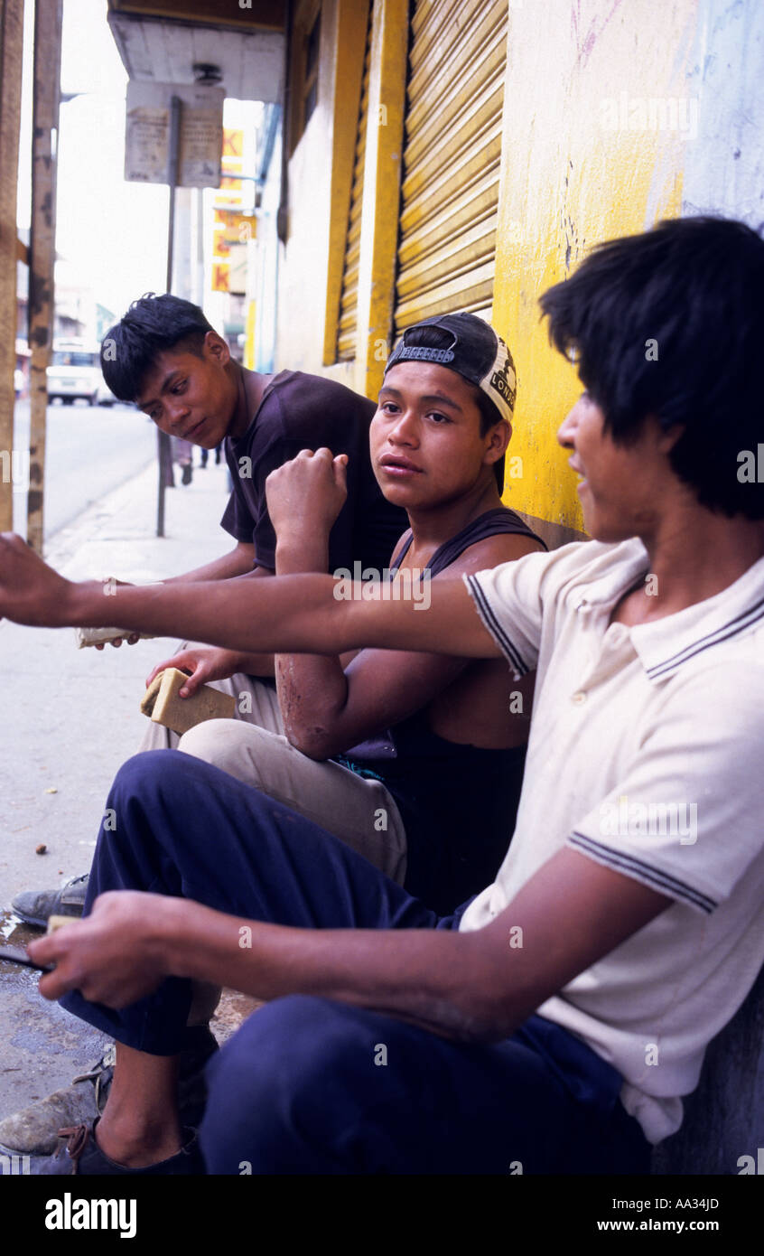 homeless teenagers,Oaxaca, Mexico Stock Photo - Alamy