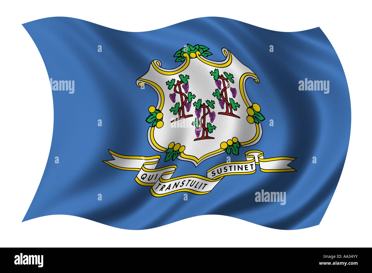 Flag of Connecticut Stock Photo - Alamy