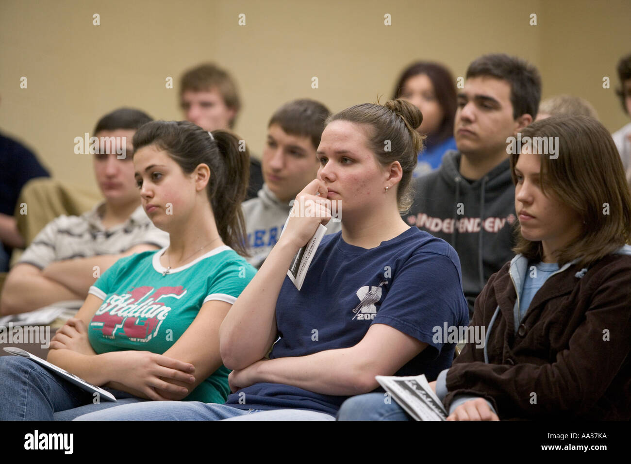 High school classroom usa hi-res stock photography and images - Alamy
