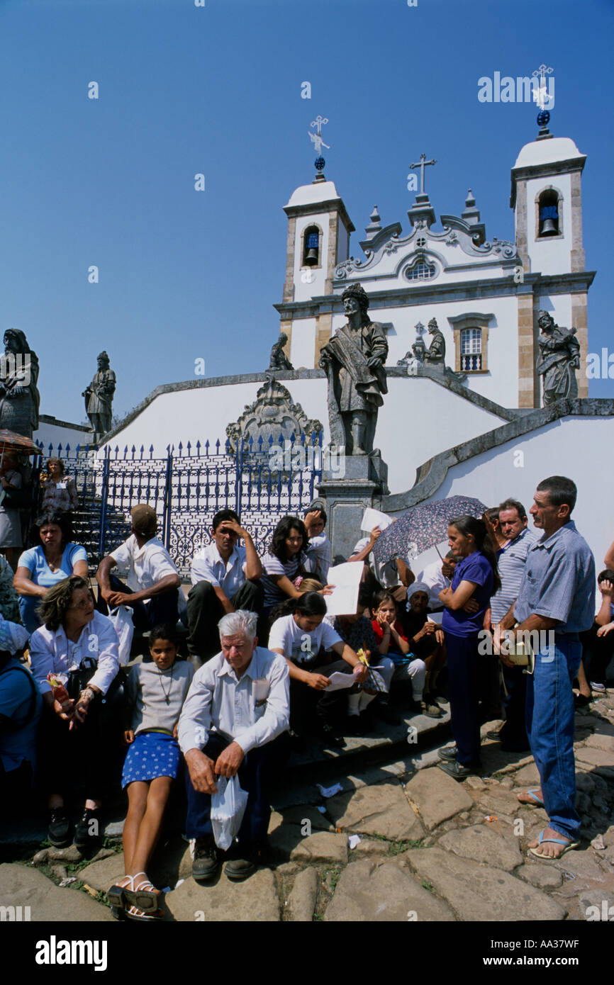 Brazil Minas Gerais Congonhas Basilica de Bom Jesus do Matosinhos Stock ...