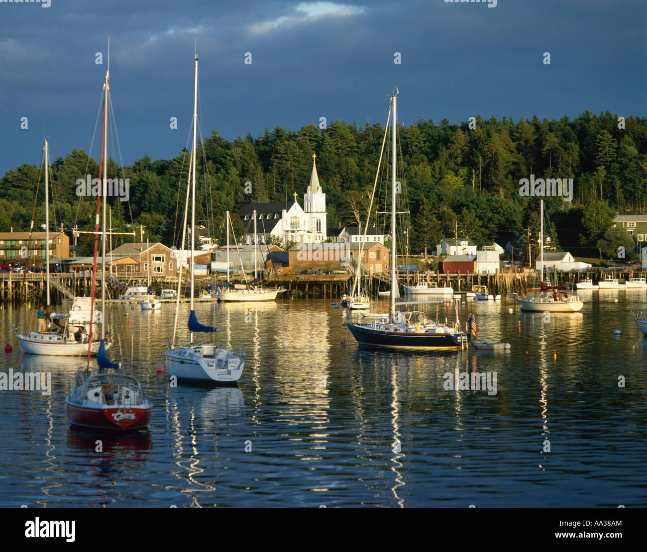 Boothbay harbour hi-res stock photography and images - Alamy