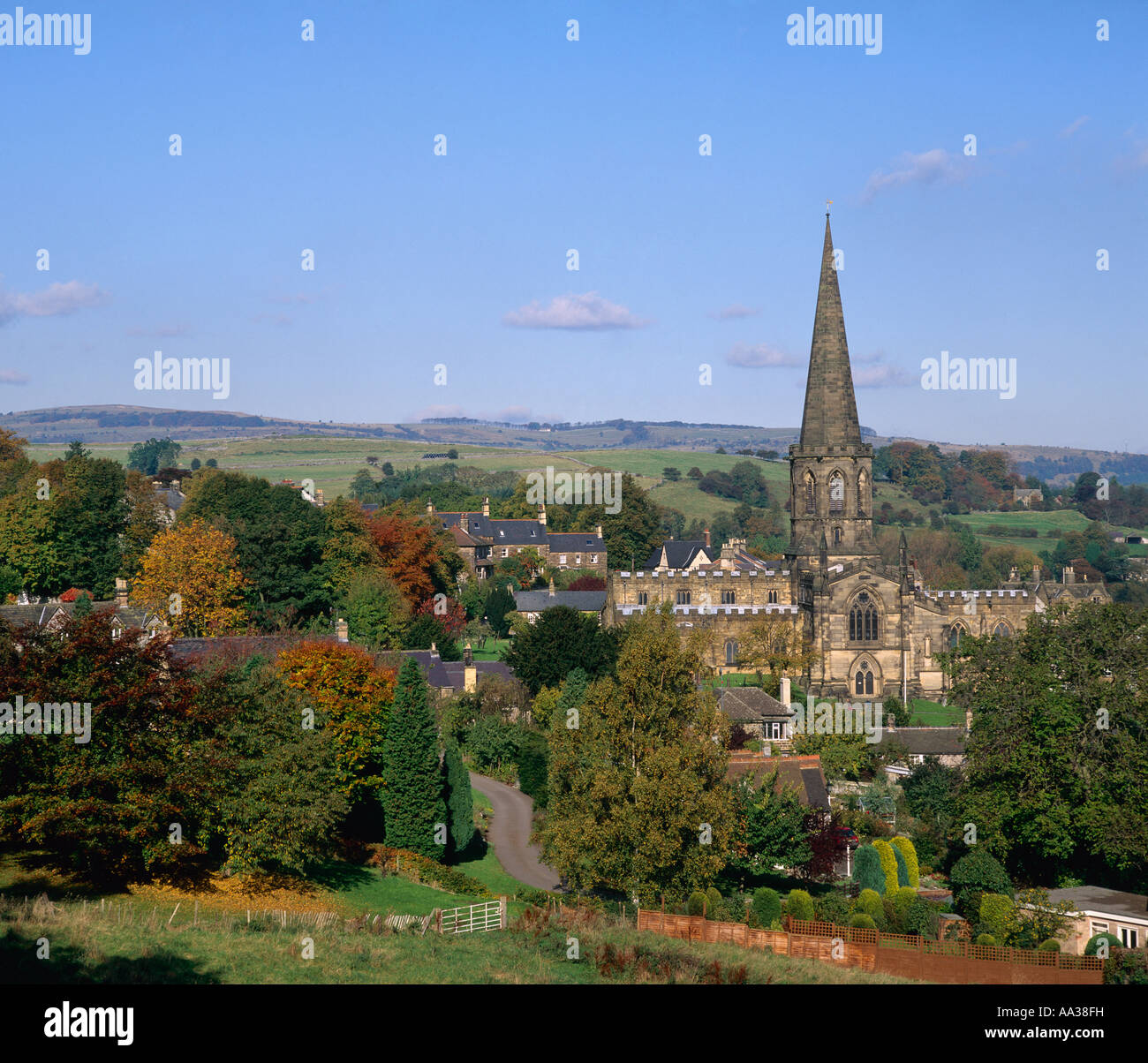 Bakewell Derbyshire England Stock Photo - Alamy