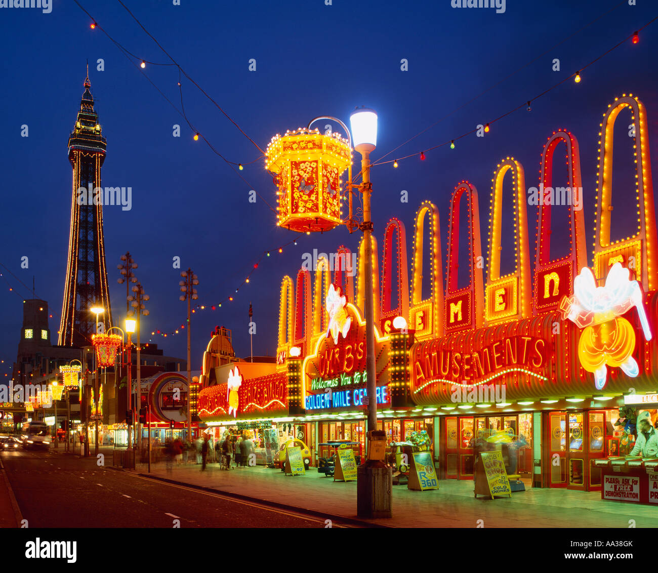 Illuminations Blackpool Lancashire England Stock Photo - Alamy