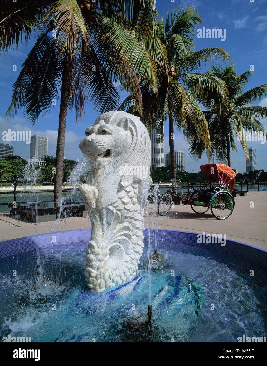 Merlion Park Singapore Stock Photo - Alamy