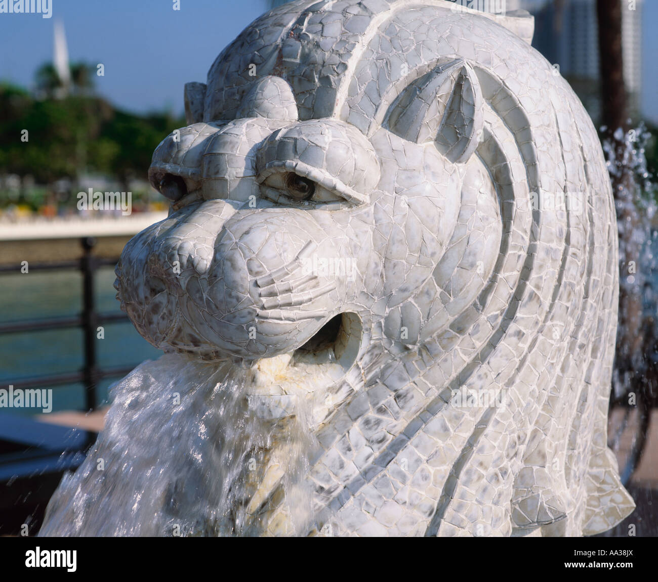 Merlion Park Singapore Stock Photo - Alamy