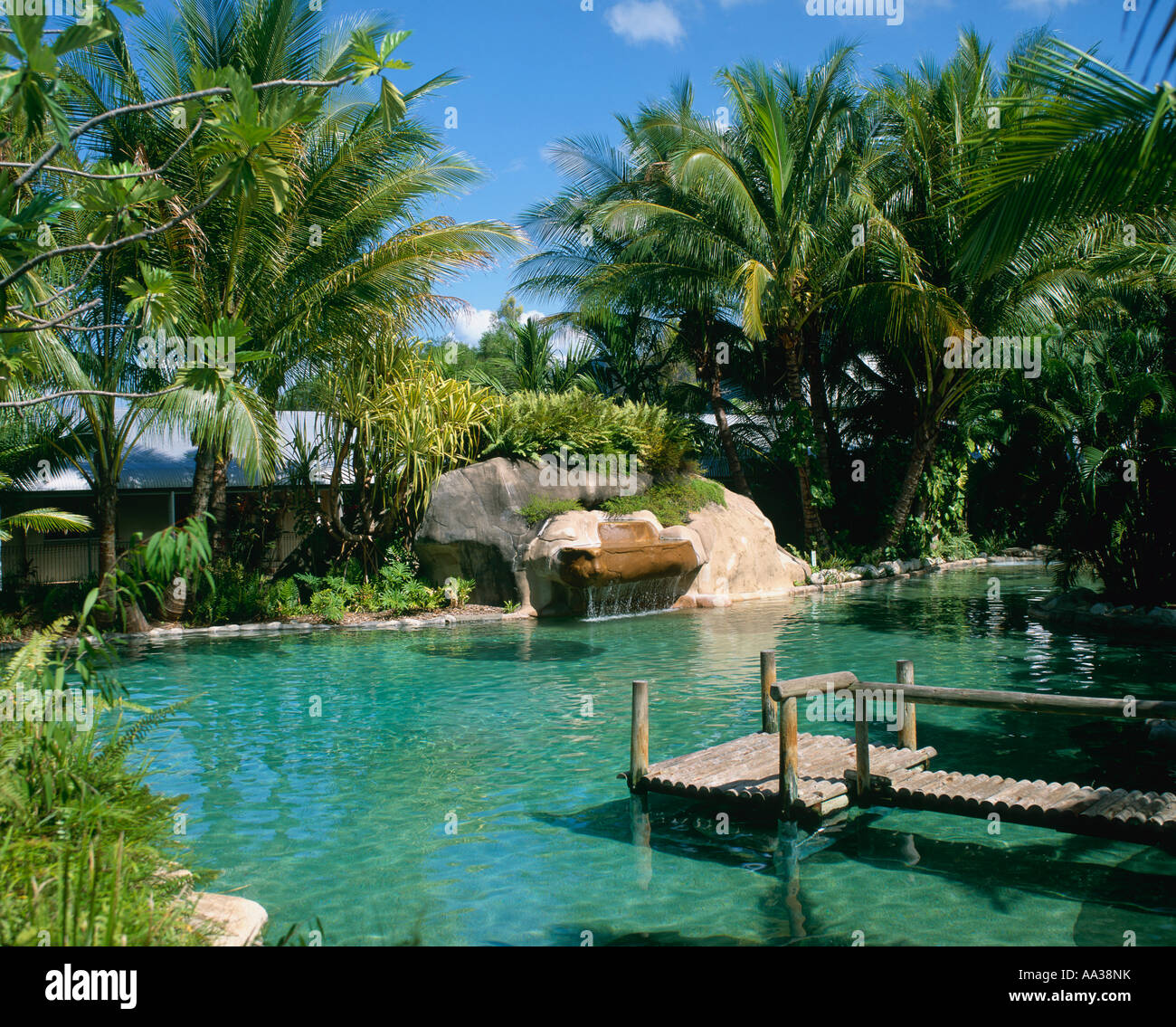 Swimming Pool Cairns Colonial Club Resort Queensland Australia Stock ...