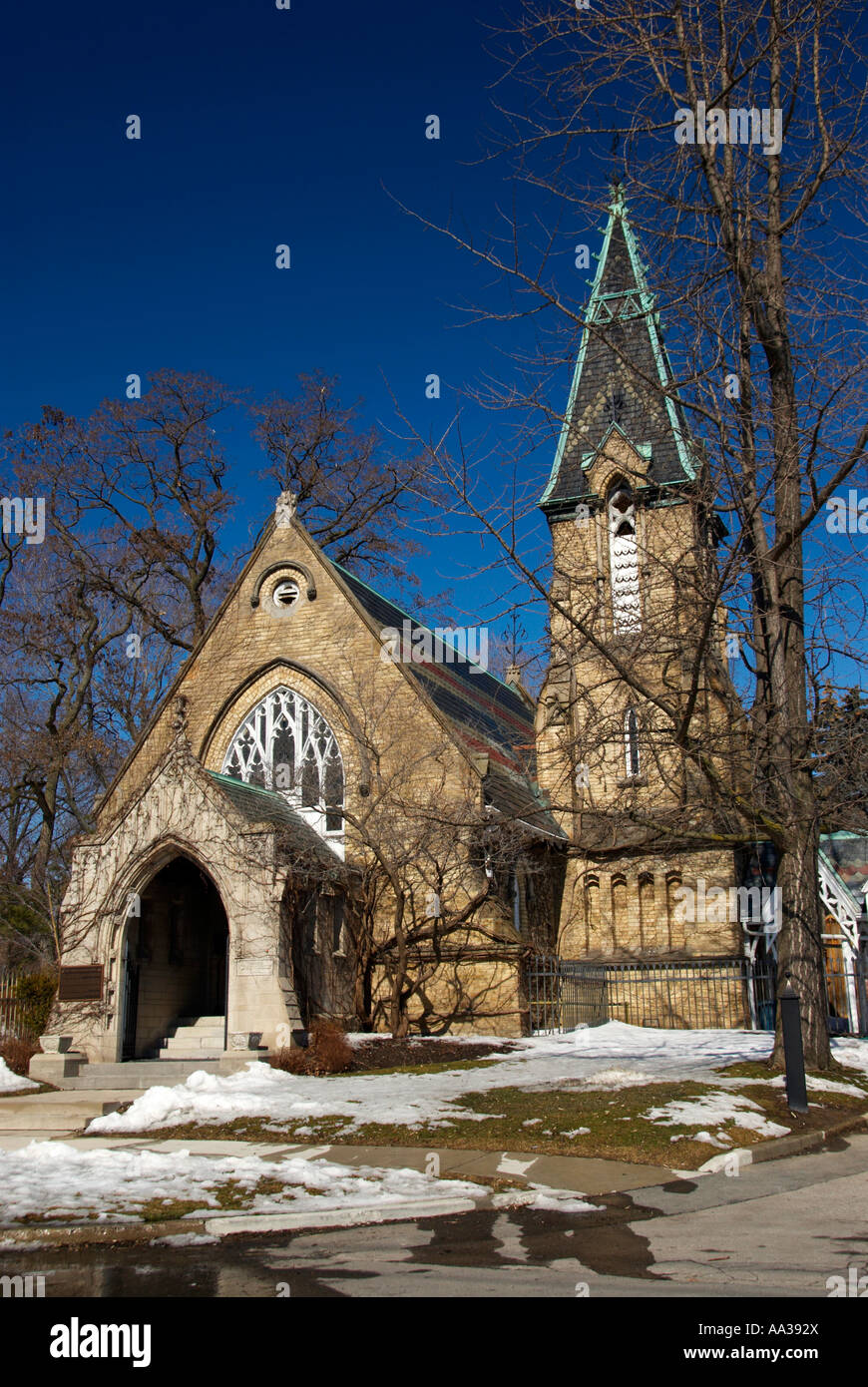 The Necropolis Chapel Cabbagetown Toronto Canada Stock Photo - Alamy