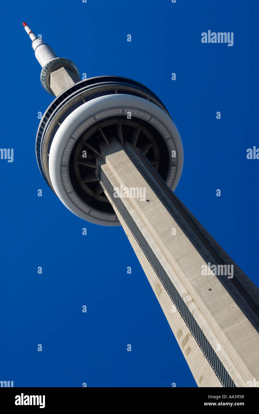 The Top Of The CN Tower Toronto Canada Stock Photo - Alamy