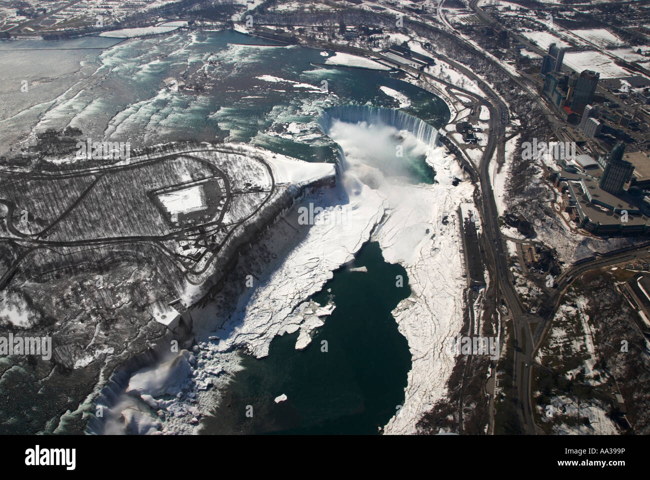 Niagara falls canada helicopter hi-res stock photography and images - Alamy