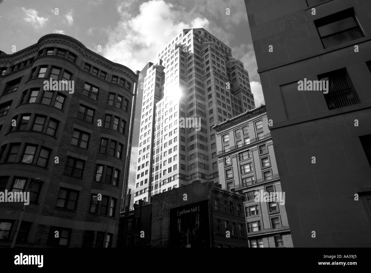 Boston Massachusetts Financial district downtown Stock Photo - Alamy