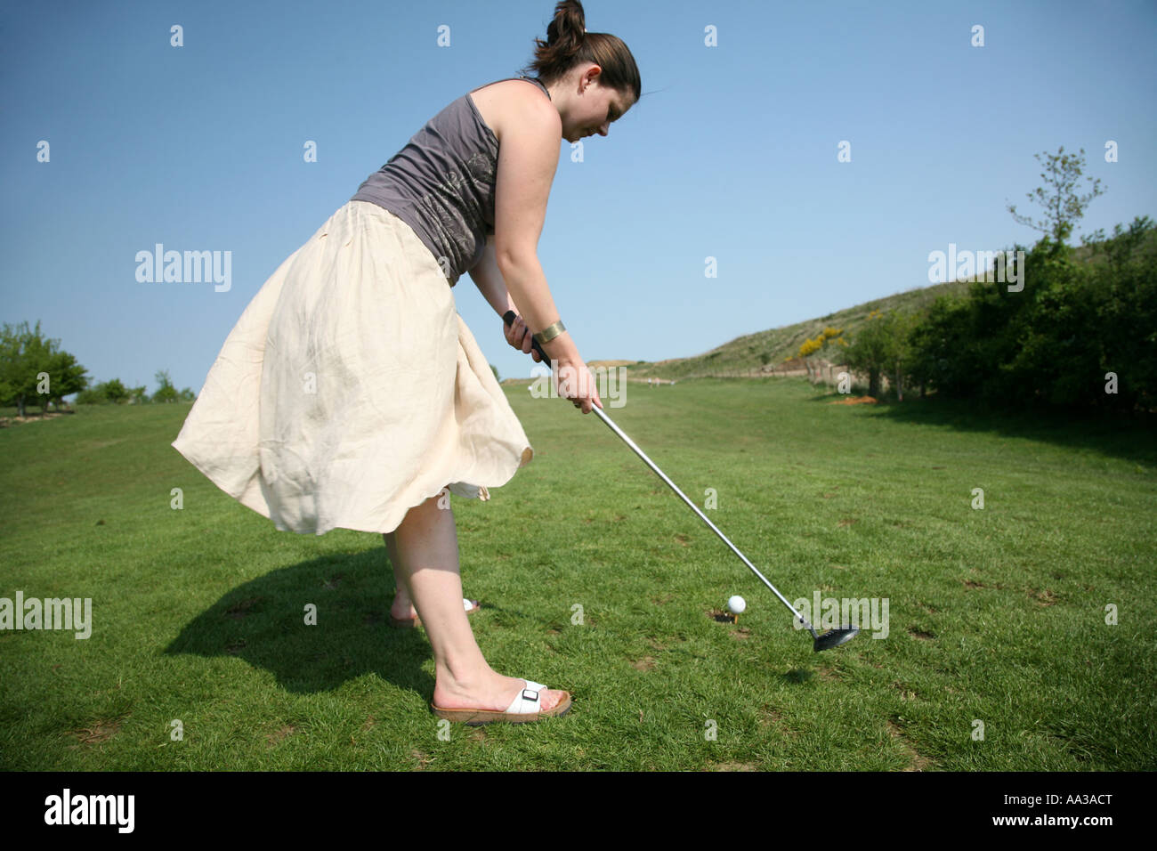 Take a swing hi-res stock photography and images - Alamy