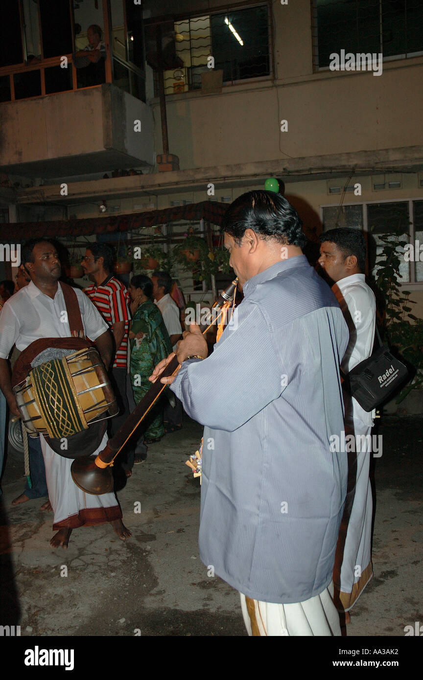 Indian man playing drum and music Stock Photo - Alamy