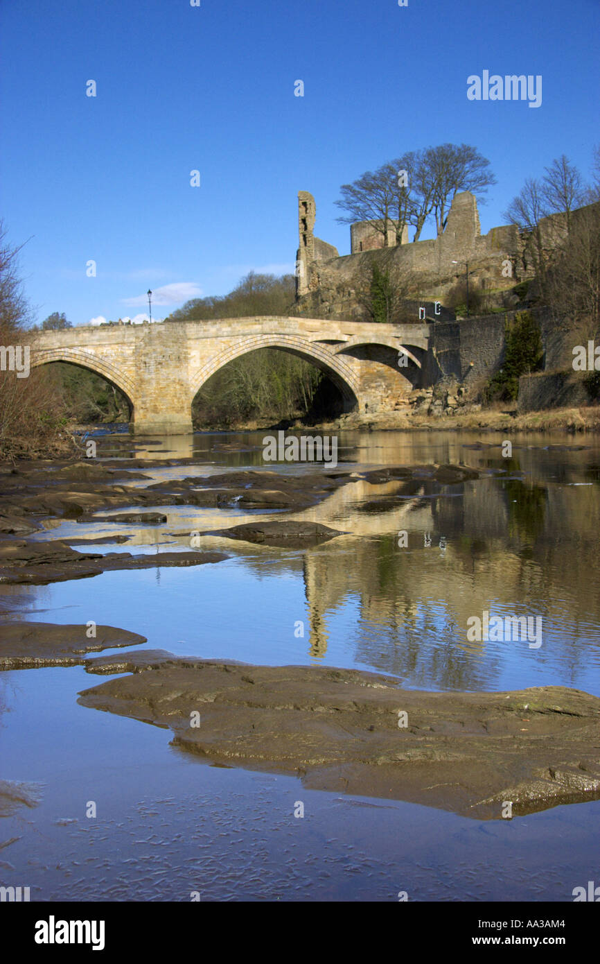 Barnard castle bridge hi-res stock photography and images - Alamy