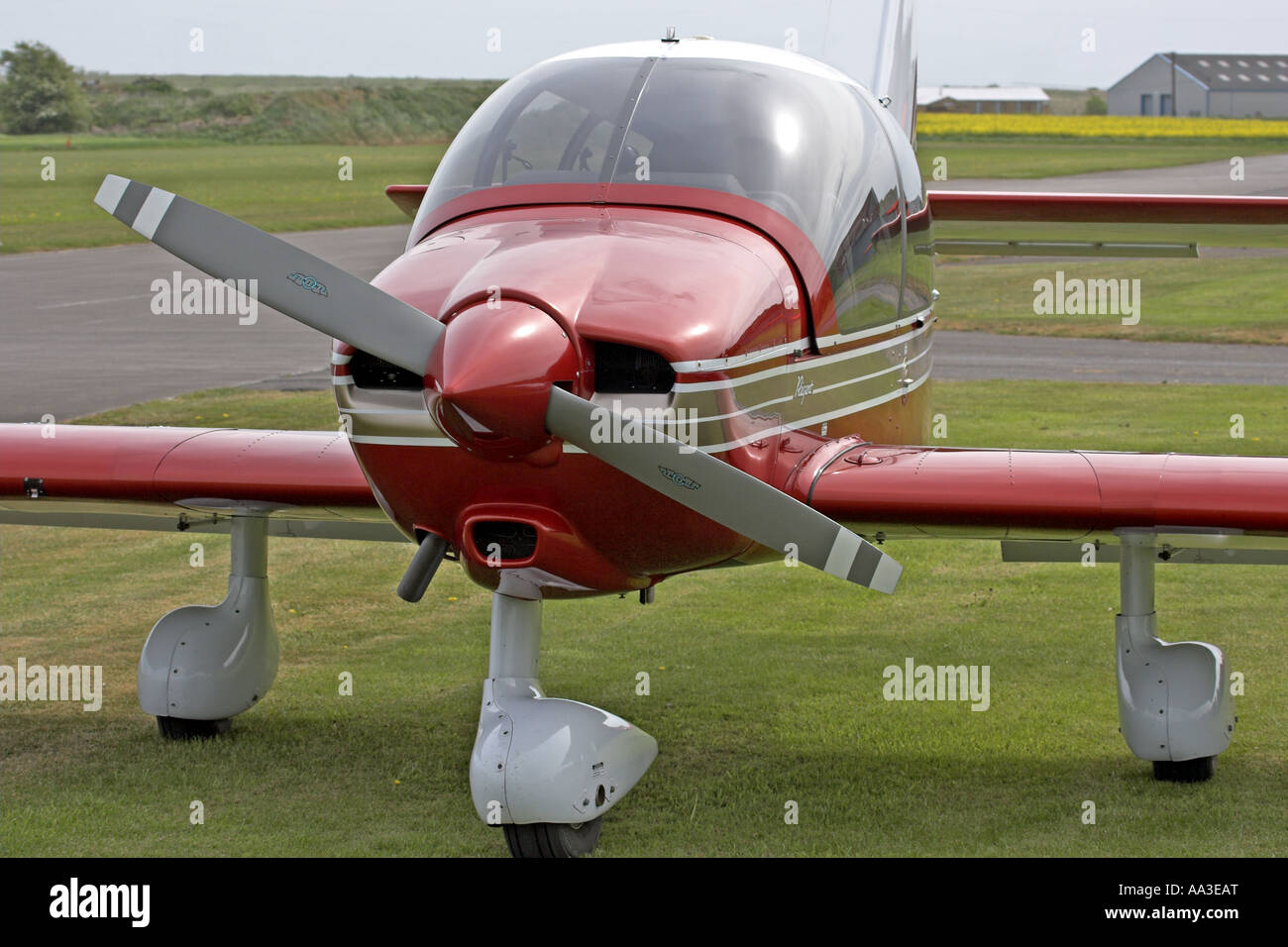 Robin DR400/180 Regent G-CBZK parked at Breighton Airfield, West ...