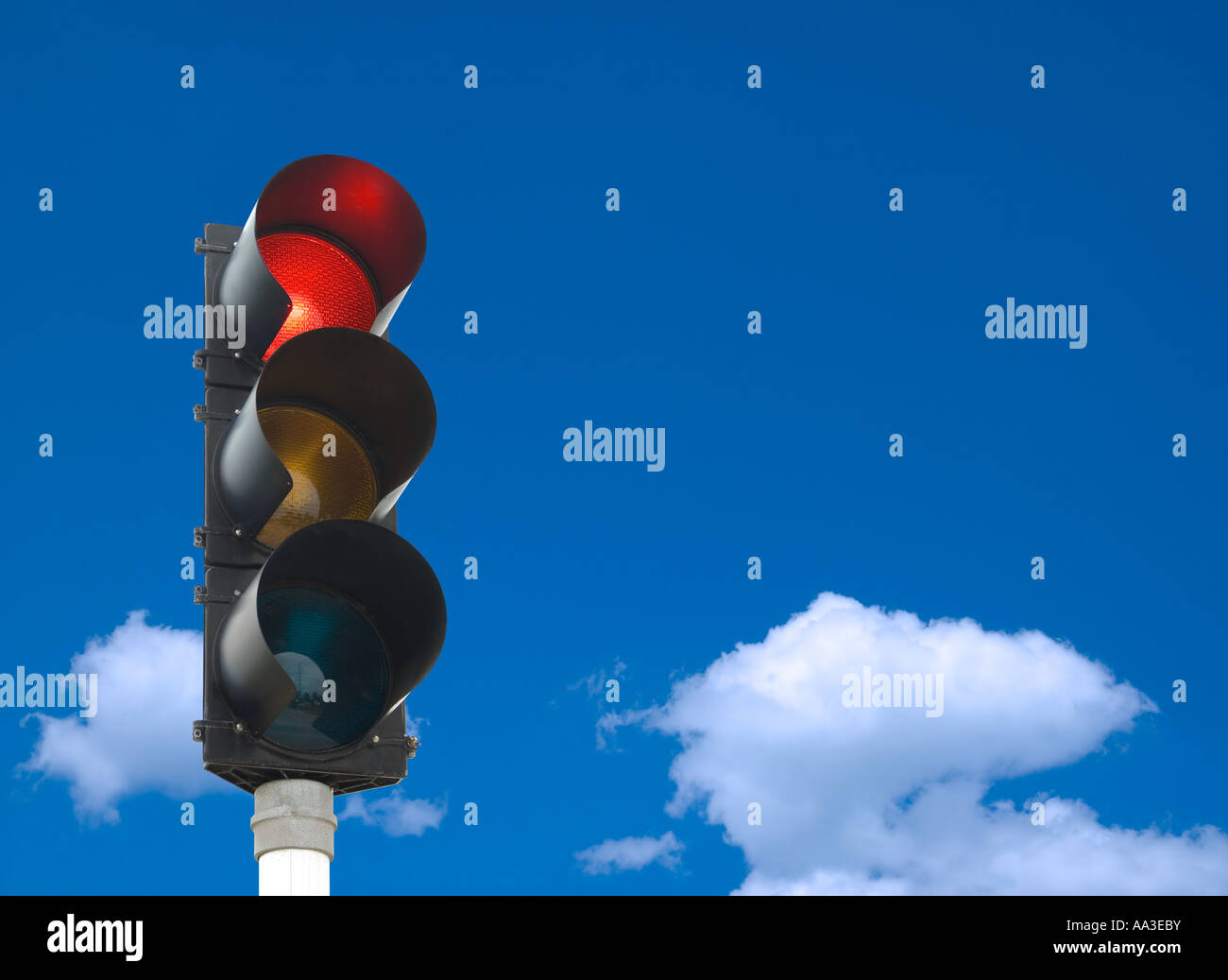 Traffic intersection red light hi-res stock photography and images - Alamy