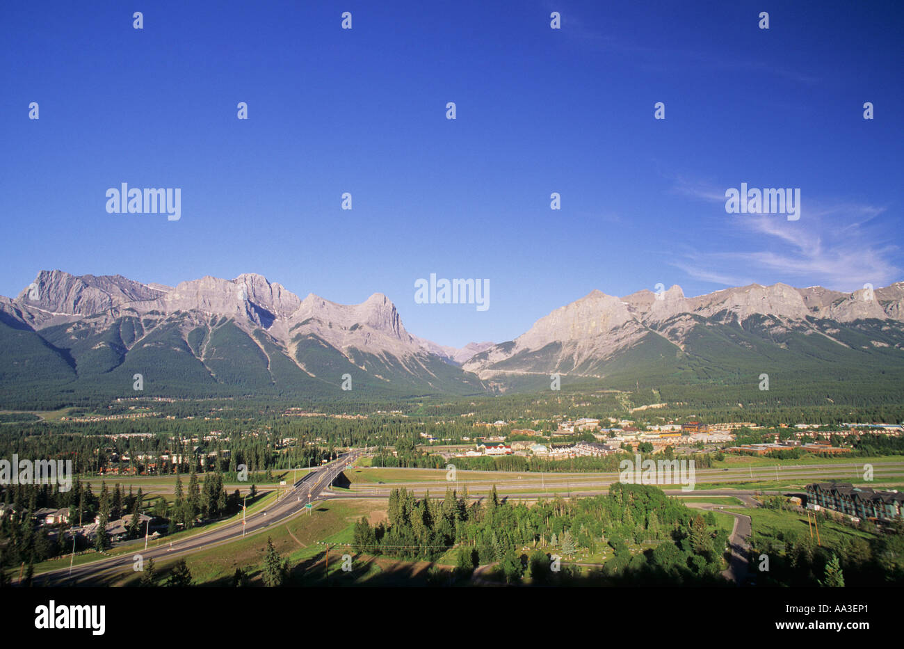 Aerial canmore hi-res stock photography and images - Alamy