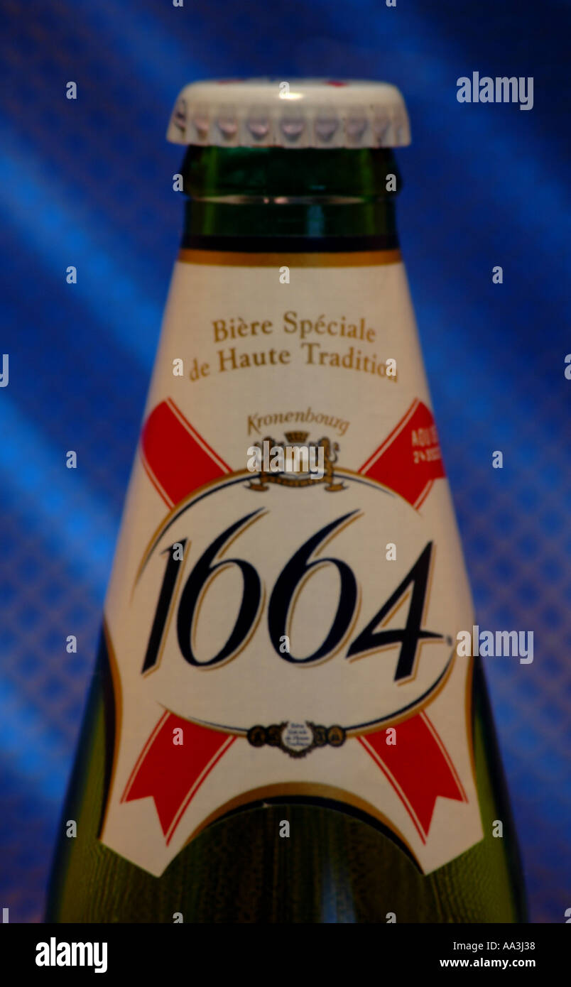 A bottle of Kronenbourg 1664 Lager Stock Photo - Alamy