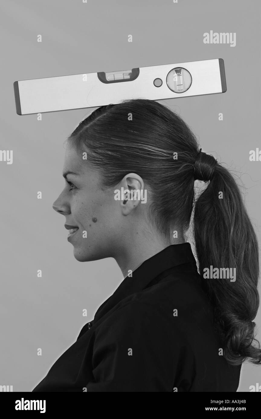 Woman smiling holding face Black and White Stock Photos & Images - Alamy